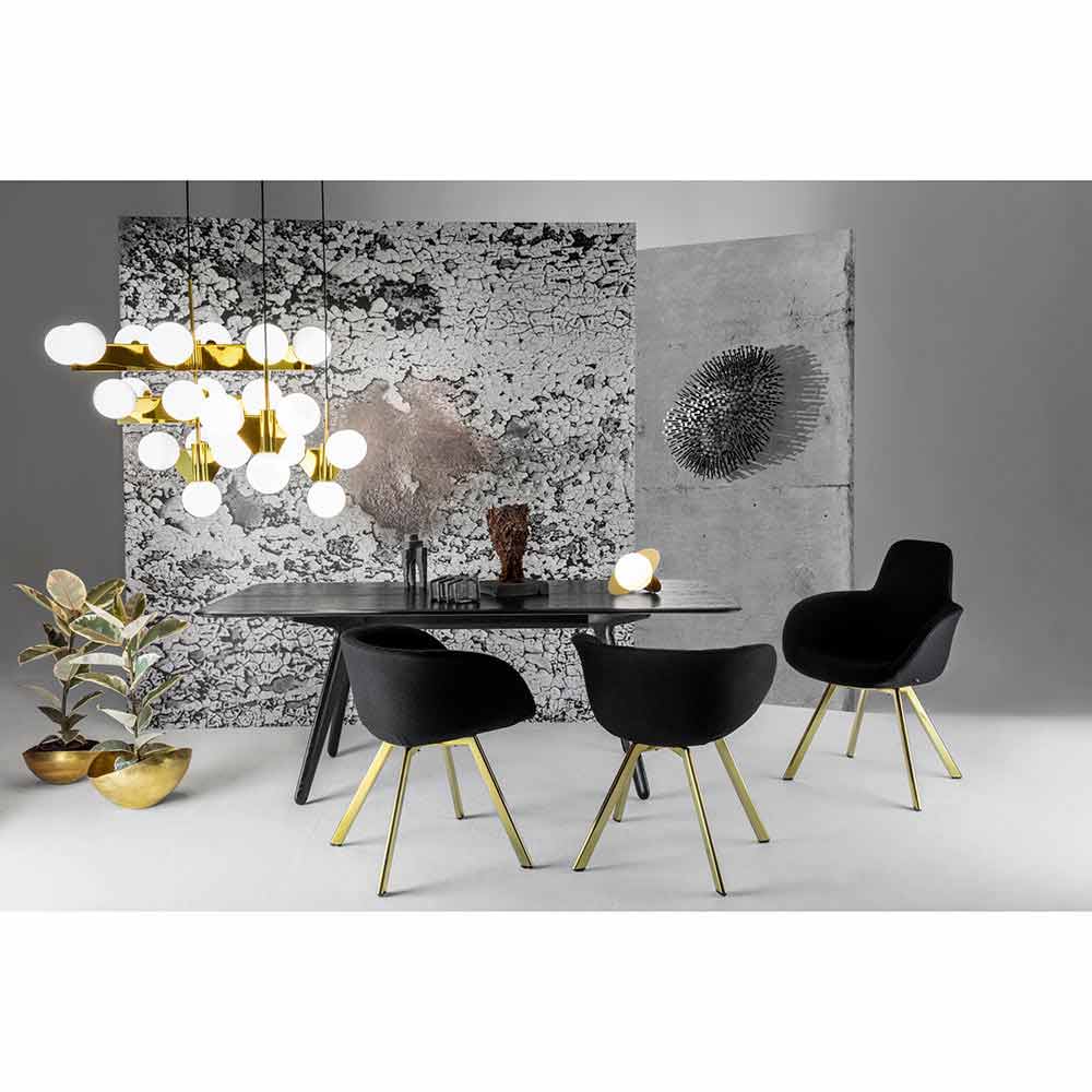 Scoop Dining Chair Low Back Purple Hallingdal 0702 Black Oak Legs Rouse Home